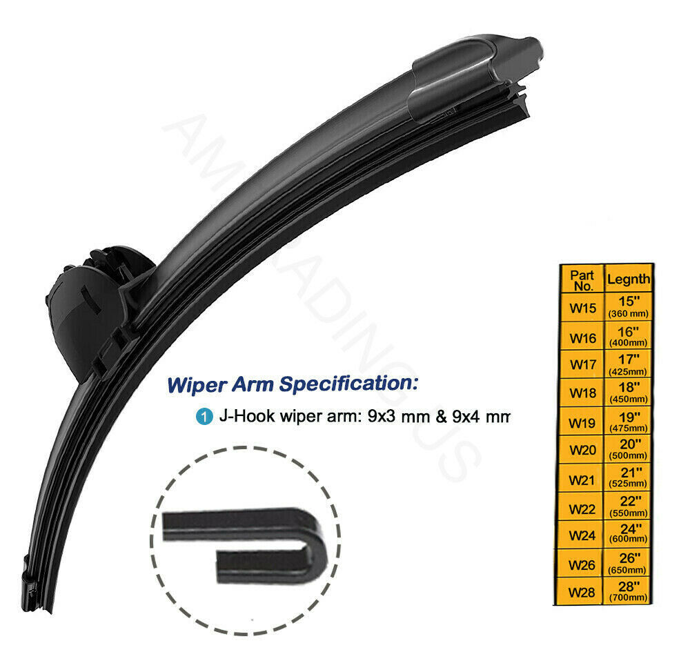 Valeo 24" + 22" Ultimate Winter Windshield Wiper Blades (Set of 2 ...